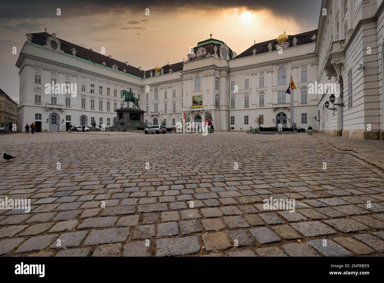 The Austrian National Library. Vienna Austria Stock Photo - Alamy