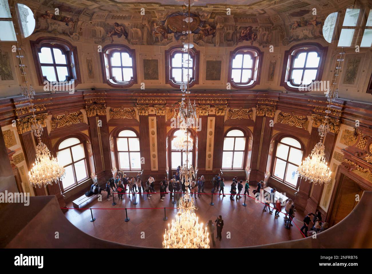 Belvedere Museum. Vienna Austria Stock Photo - Alamy