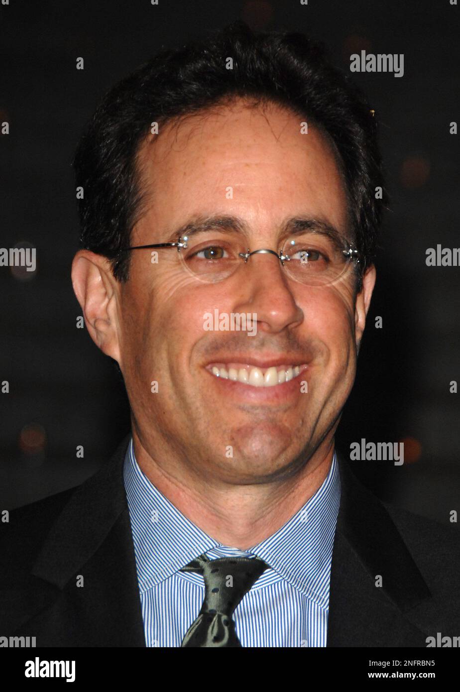 Actor Jerry Seinfeld arrive at the Vanity Fair party for the 2008 ...