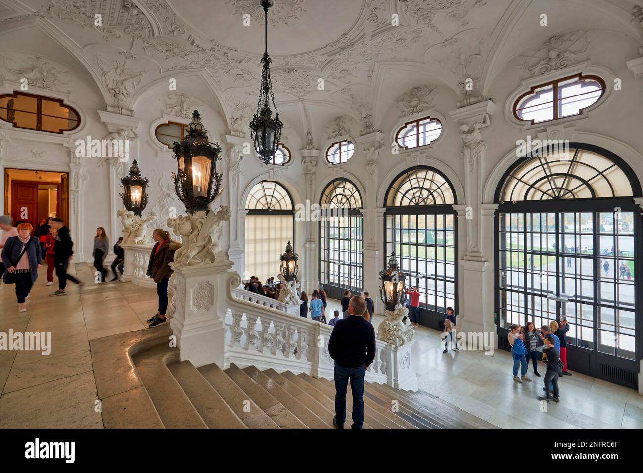 Belvedere palace interior hi-res stock photography and images - Alamy