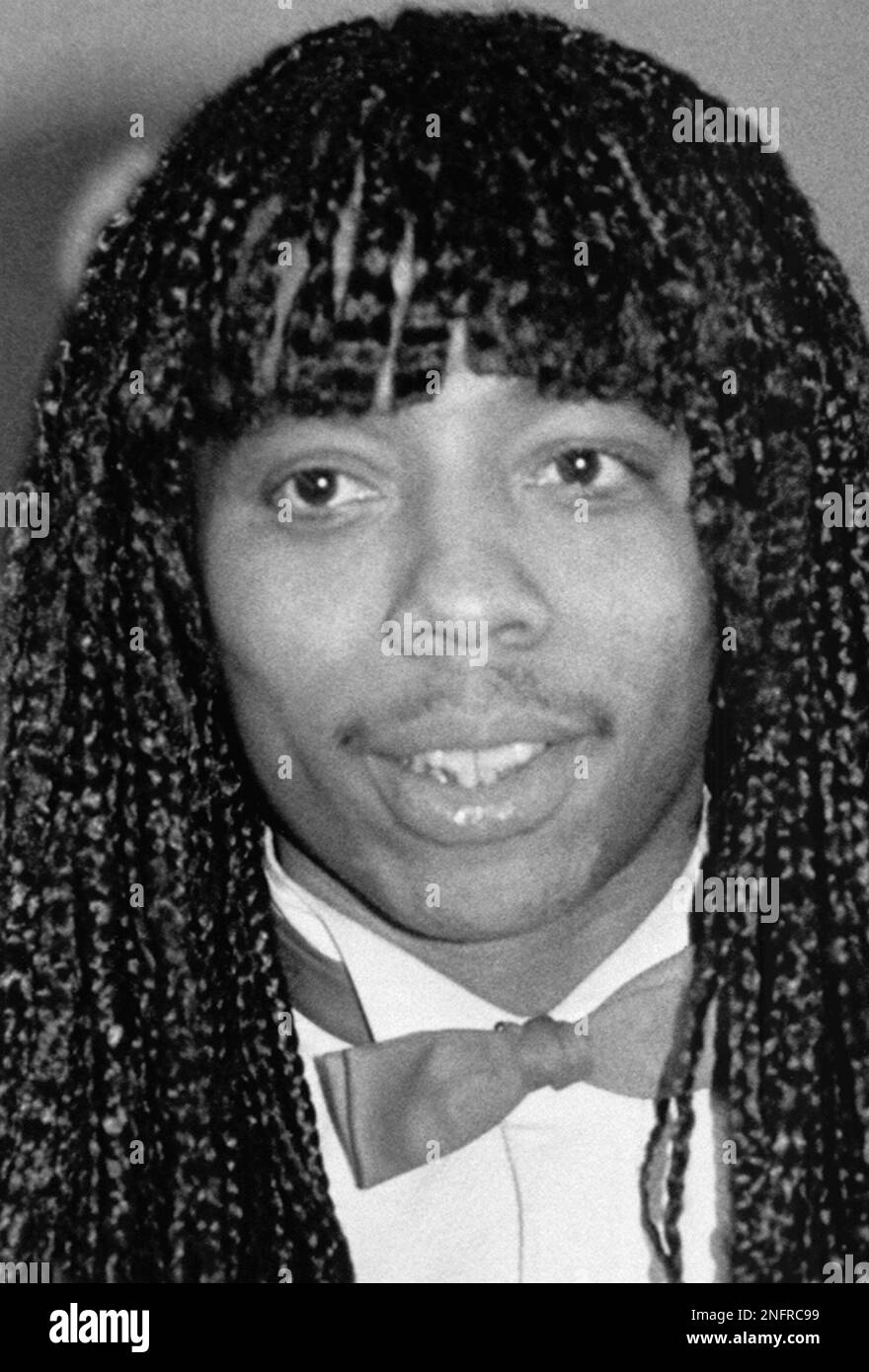 Rock star Rick James shown in Sept. 1982. (AP Photo Stock Photo - Alamy