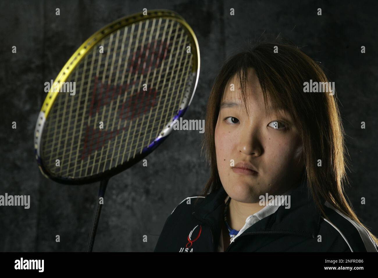 Badminton player Eva Lee poses for a portrait during the USOC Media ...