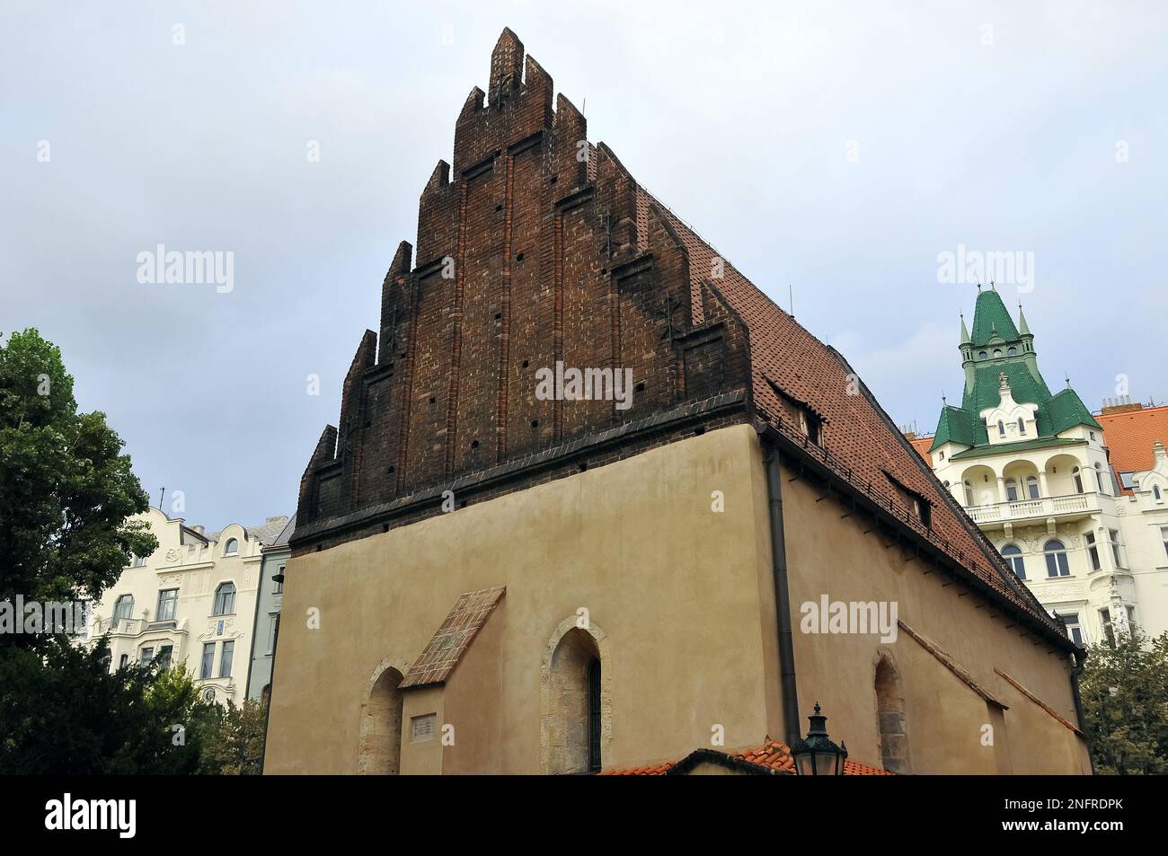 Old New Synagogue, Staronová synagoga, Prague, Bohemia, Czech Republic ...