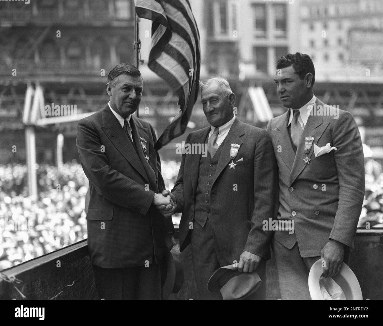 Brooklyn Borough President Henry Hesterberg welcomes Hans Wagner ...