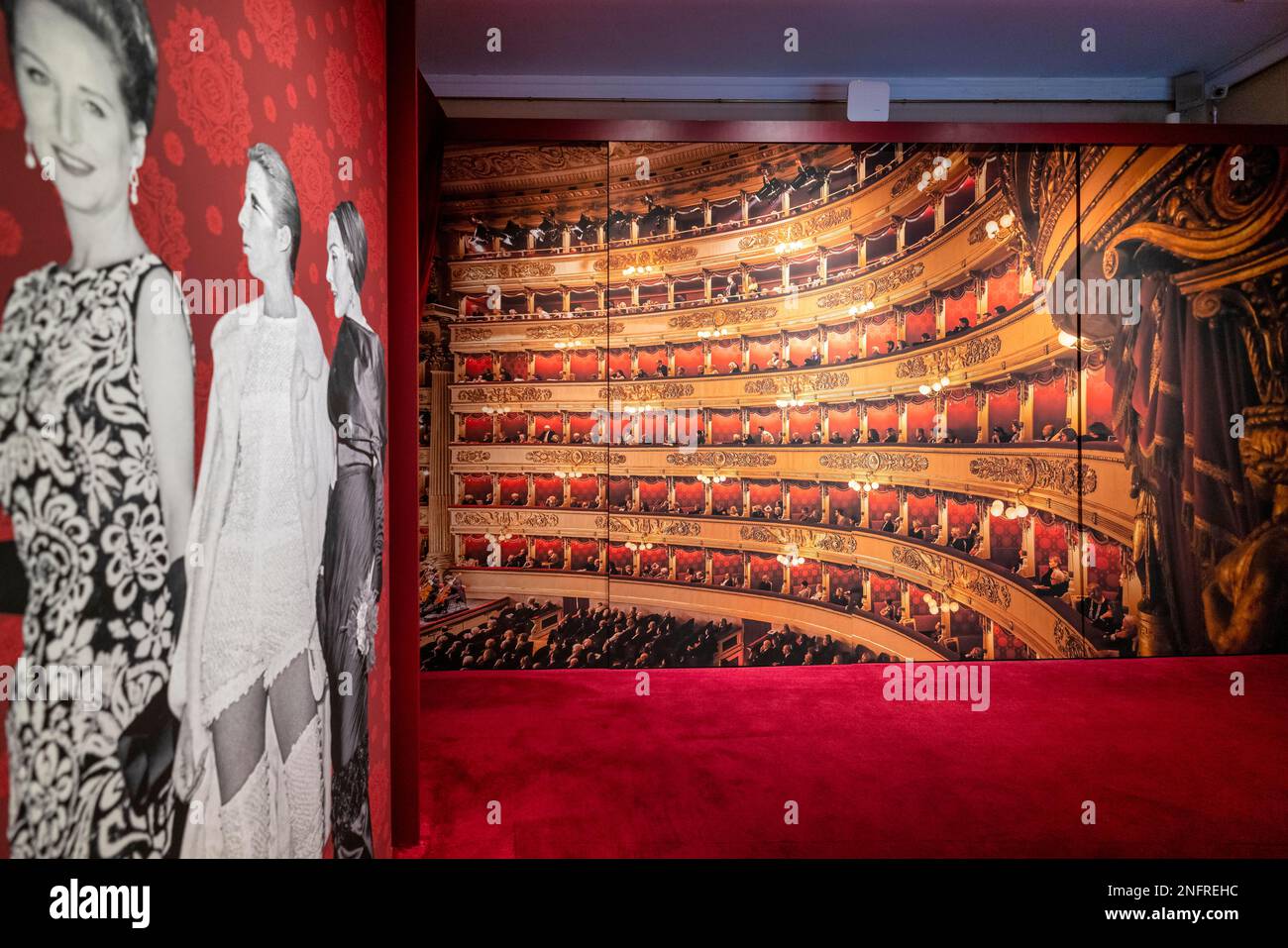 Milan Italy. Teatro alla Scala Opera House. The museum Stock Photo - Alamy