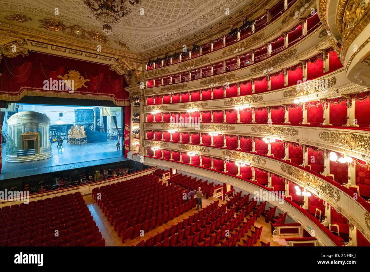 Milan Italy. Teatro alla Scala Opera House Stock Photo - Alamy