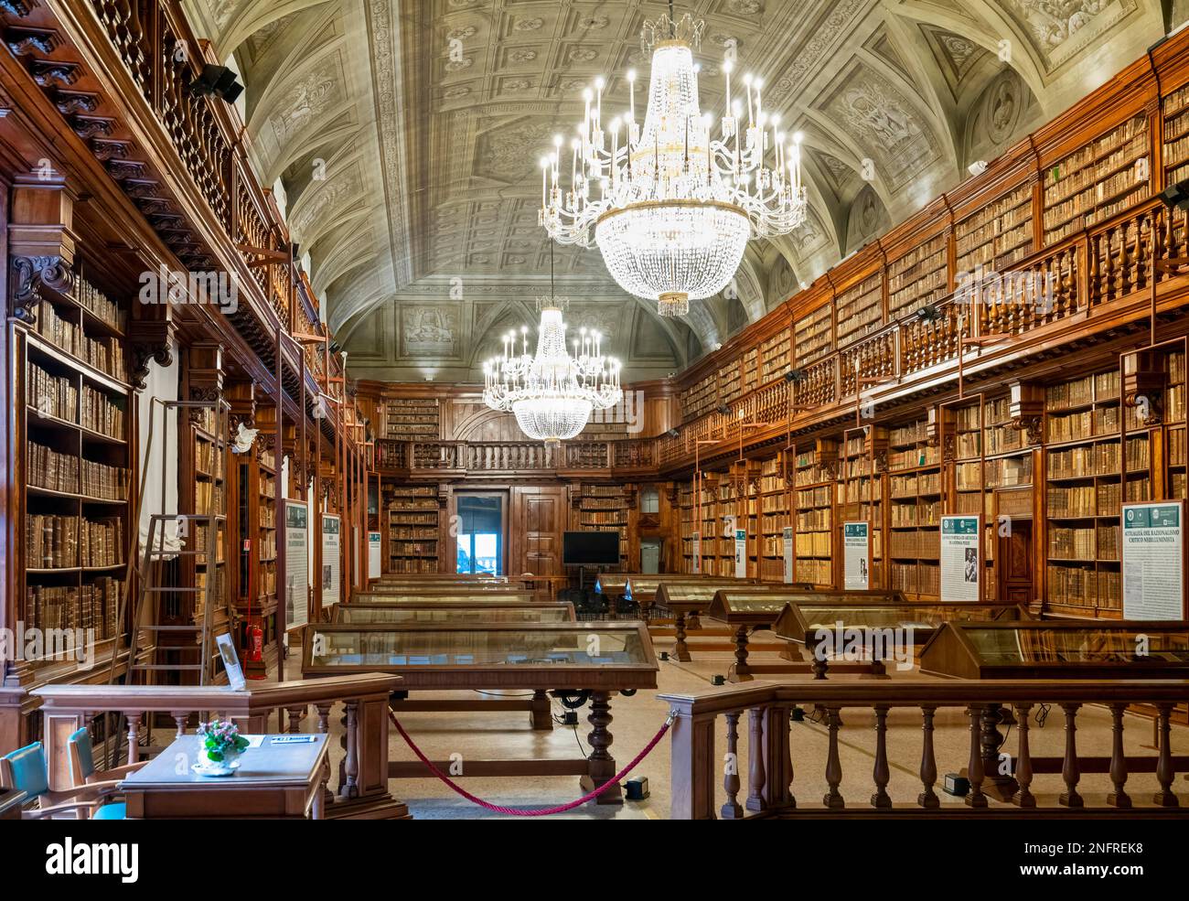 Milan Italy. The Braidense National Library in Brera Stock Photo - Alamy