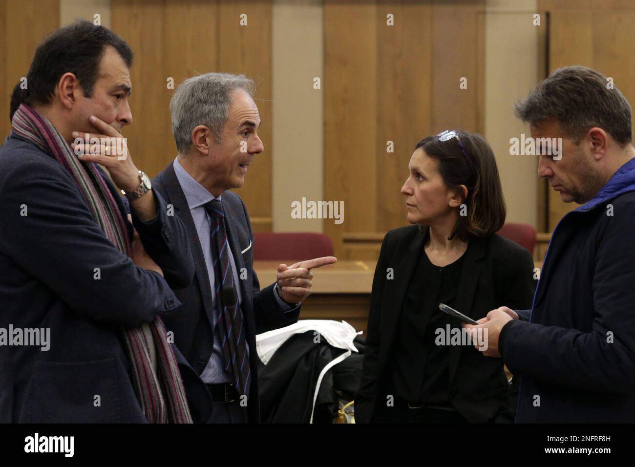 Reggio Emilia, Italy. 17th Feb, 2023. Trial for the murder of Saman ...
