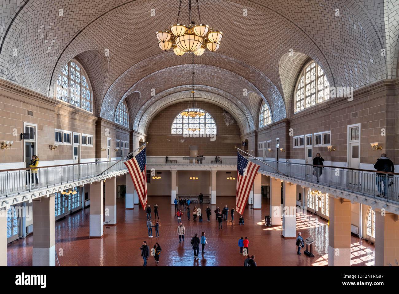 New York. Manhattan. Immigration center at Ellis Island Stock Photo - Alamy
