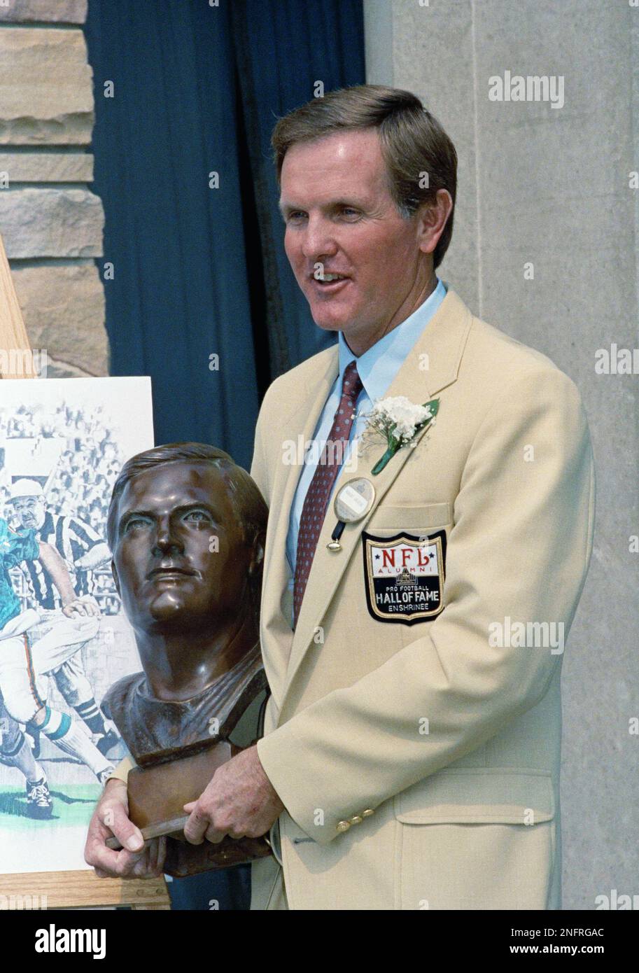 Bob Griese, former football quarterback for the Miami Dolphins poses ...
