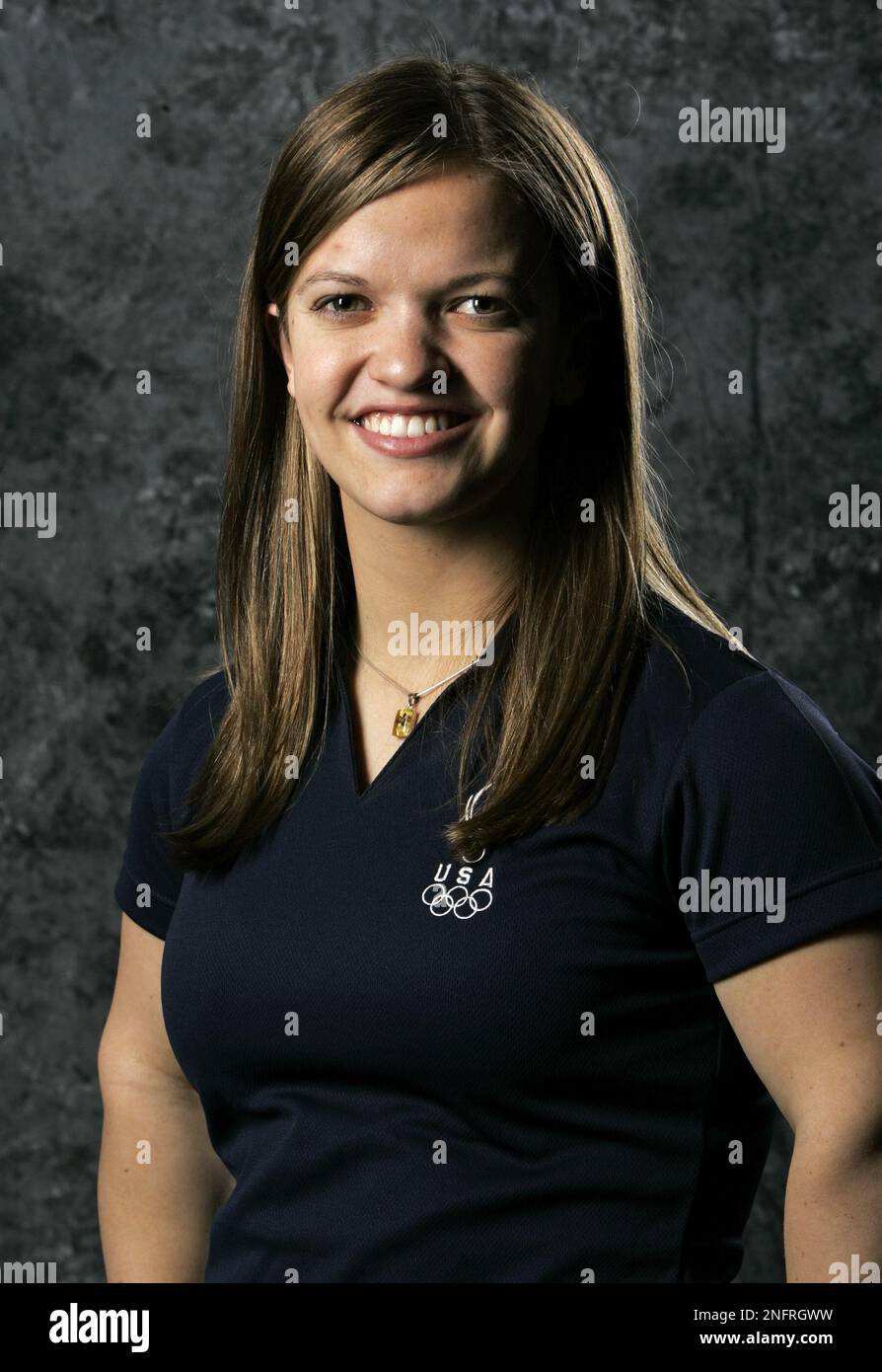 Paralympic swimmer Erin Popovich poses for a portrait during the USOC ...