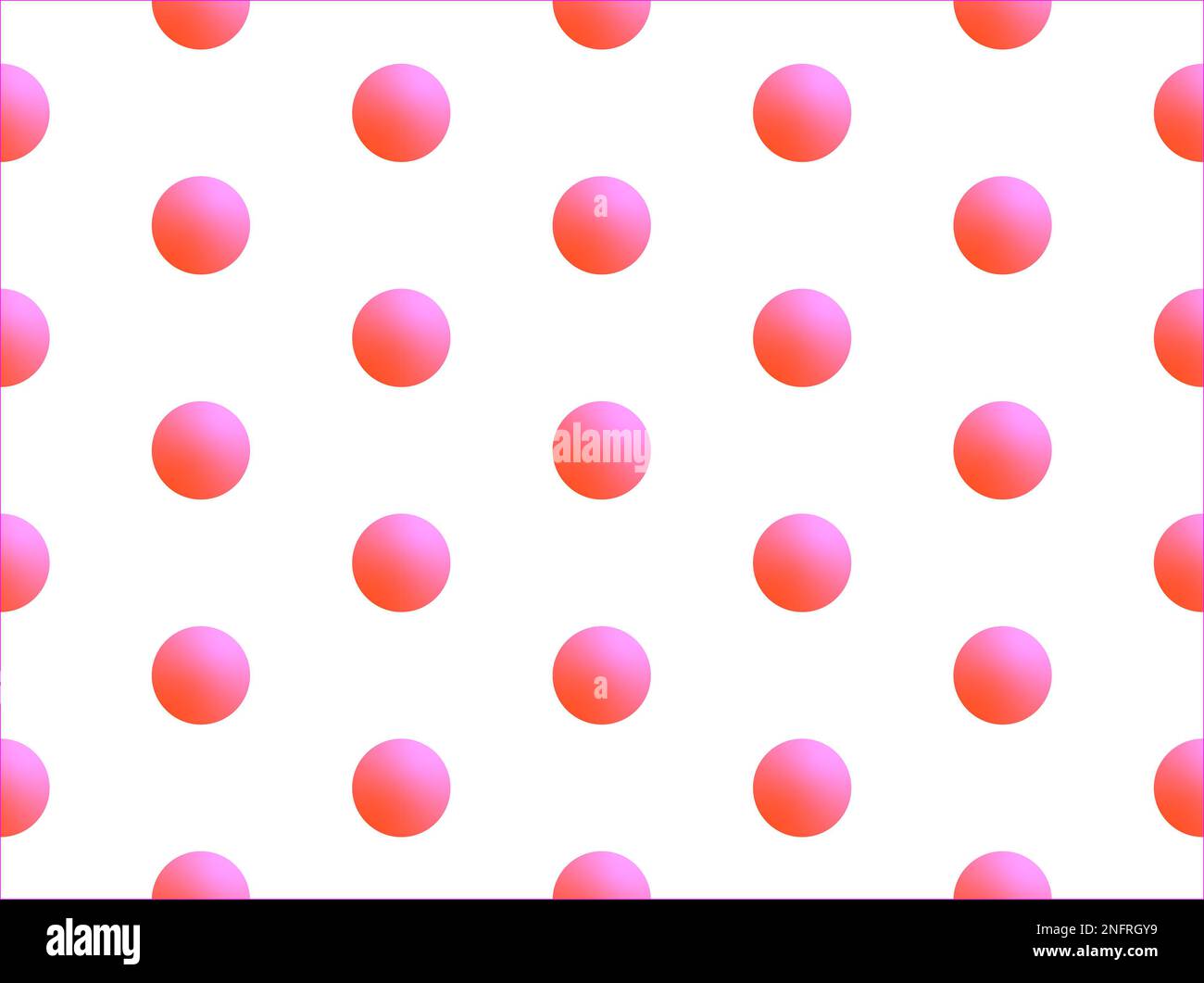 Dot pattern light pink and orange – seamless – white background Stock ...
