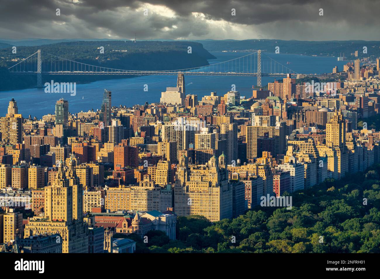 New York. Manhattan. View of Upper West Side Stock Photo - Alamy