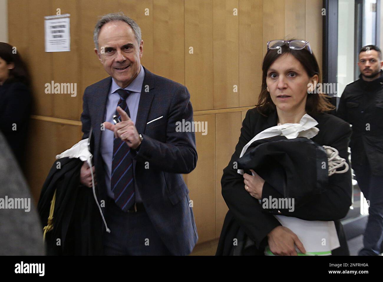 Reggio Emilia, Italy. 17th Feb, 2023. Trial for the murder of Saman ...