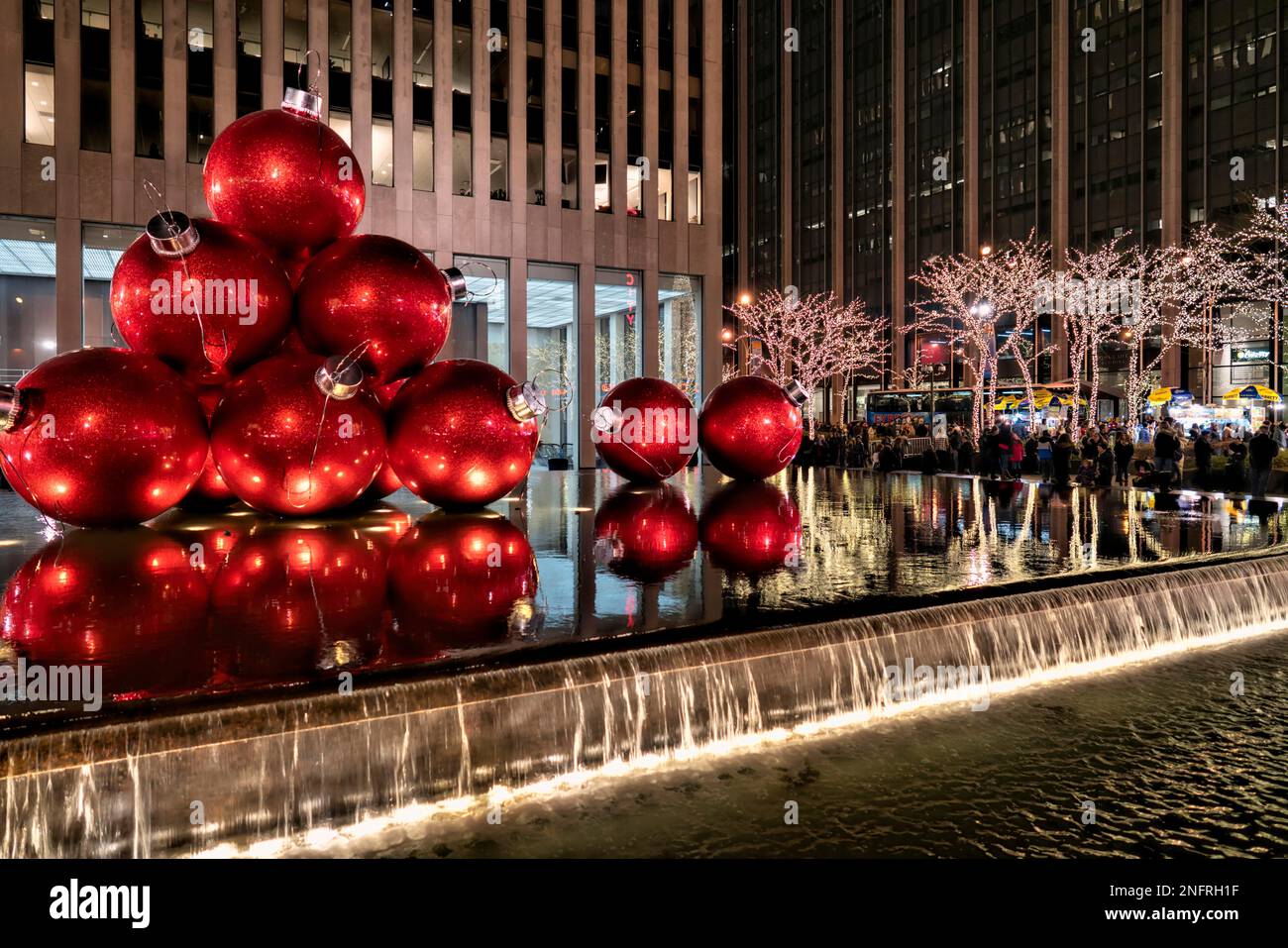 New York. Manhattan. Christmas Time Stock Photo - Alamy