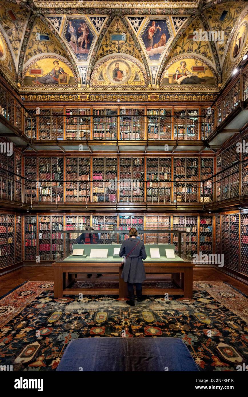 New York. Manhattan. Morgan Library Stock Photo - Alamy