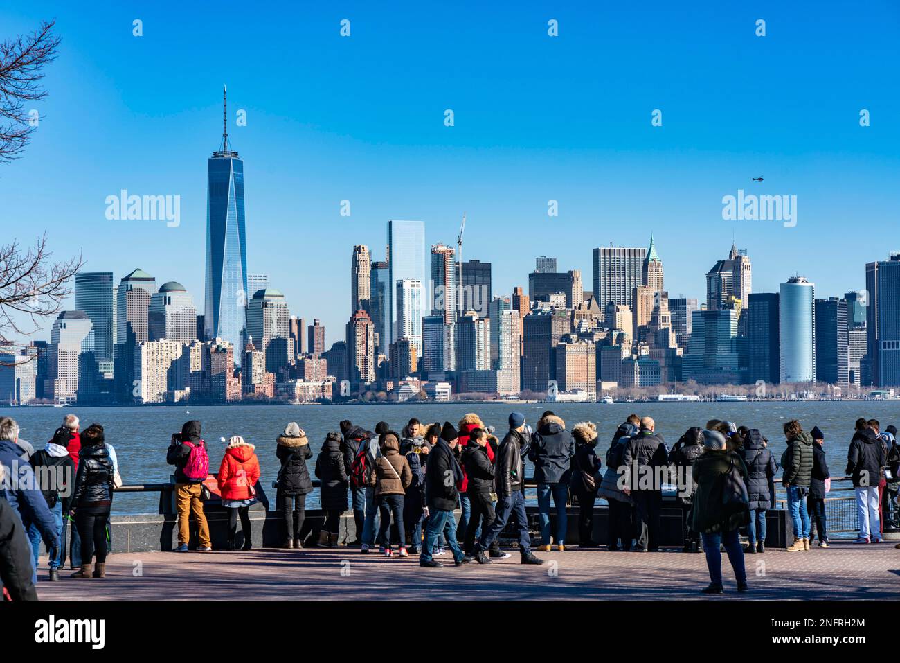 New York. Manhattan. Panorama view from Libert Island Stock Photo - Alamy