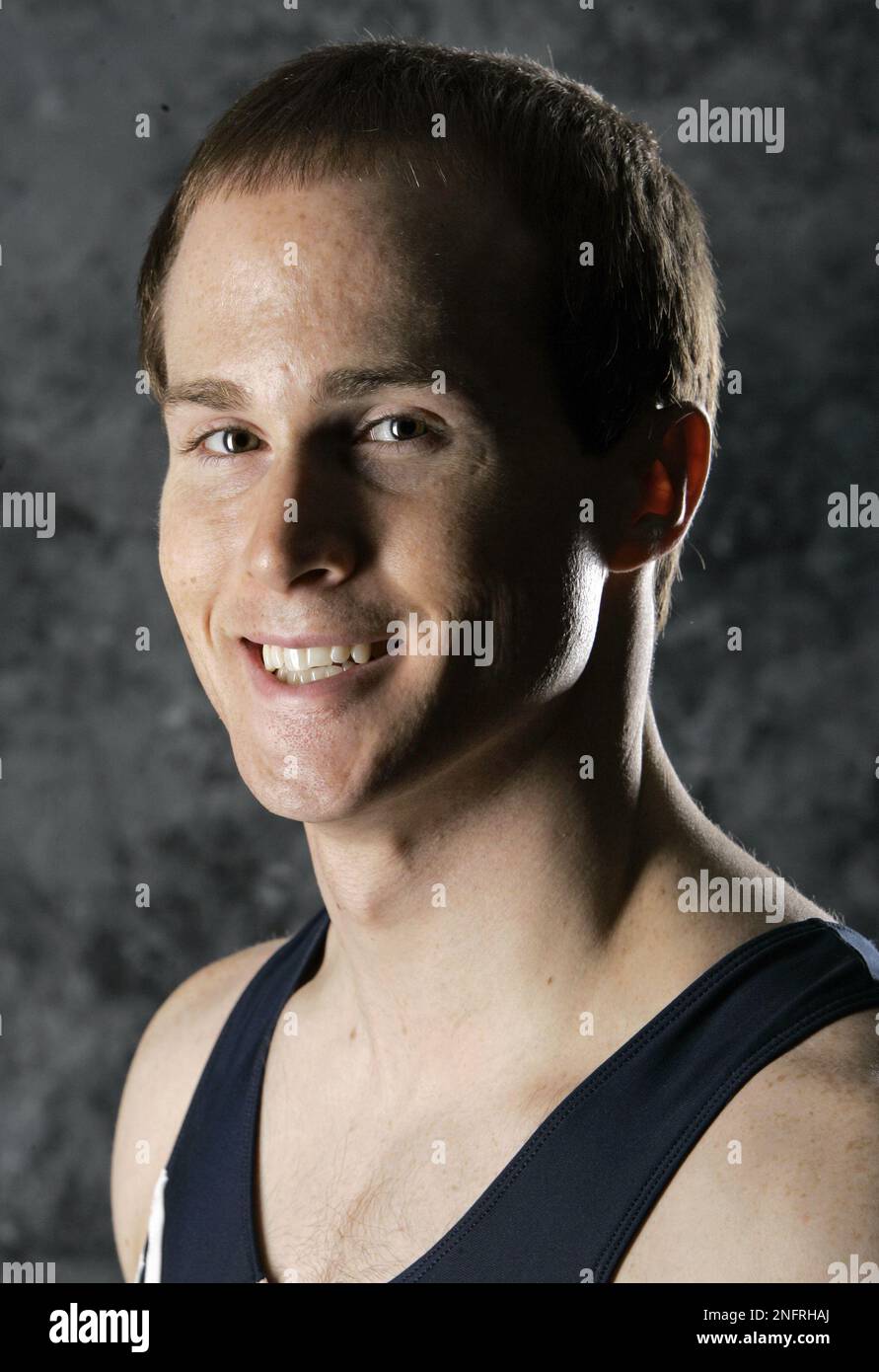 Gymnast Morgan Hamm poses for a portrait during the USOC Media Summit ...