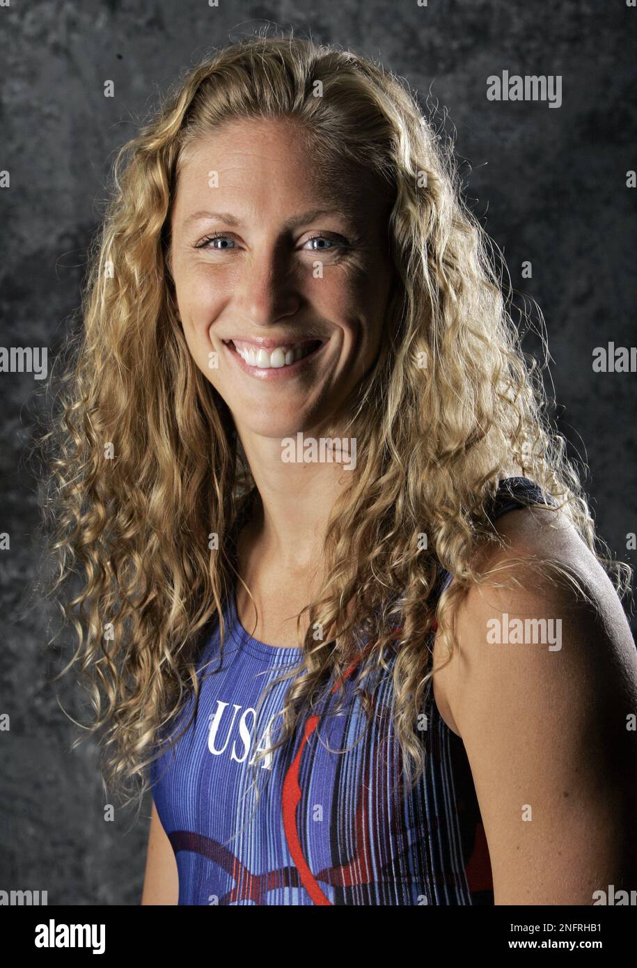 Diver Laura Wilkinson poses for a portrait during the USOC Media Summit ...