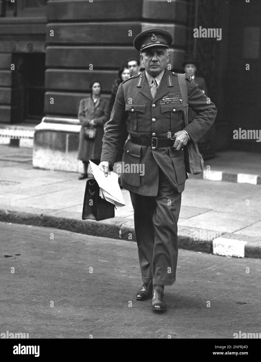 Sir Edmund Ironside, Chief of the Imperial General Staff, arrives at 10 ...