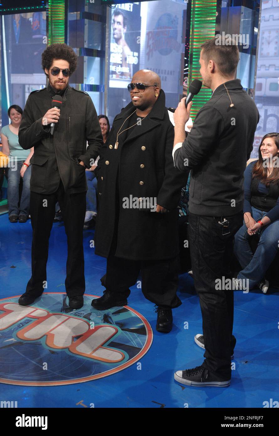 Singer Thomas Callaway also known as Cee-Lo Green,center, and musician ...
