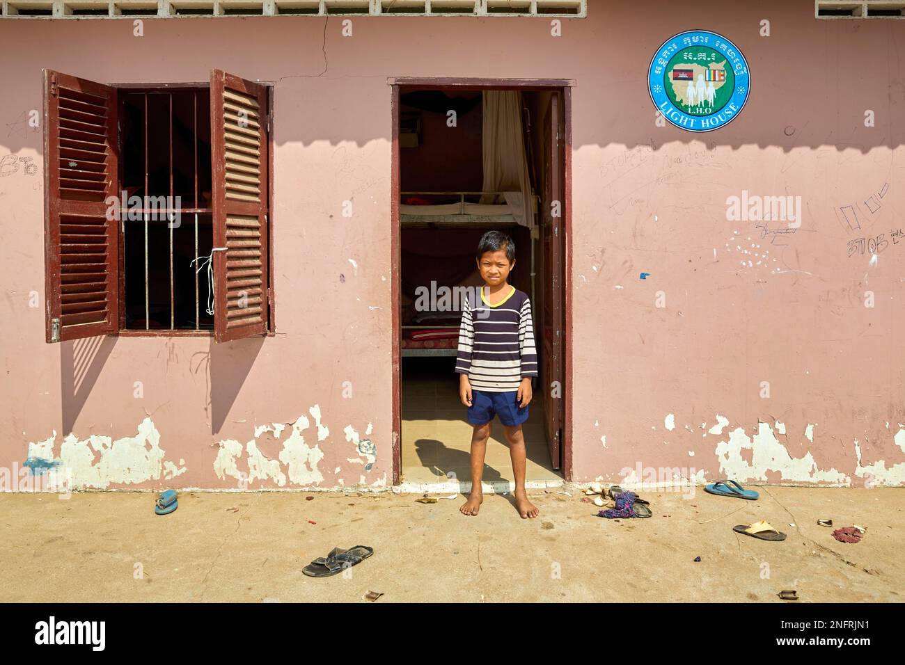 Children at Light House Orphanage in Phnom Penh Cambodia Stock Photo ...