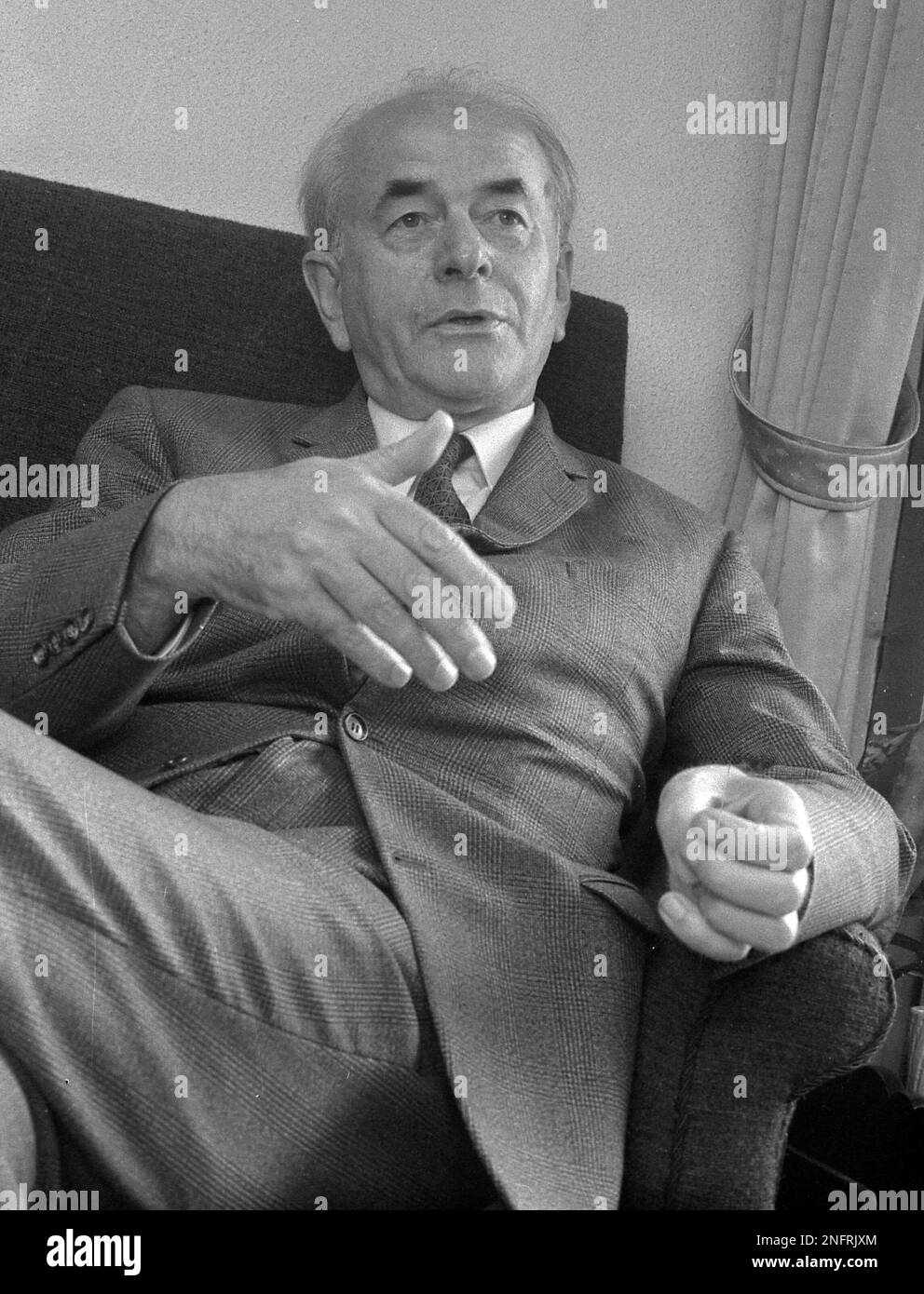 Portrait of Albert Speer, Hitler's former architect and armament ...