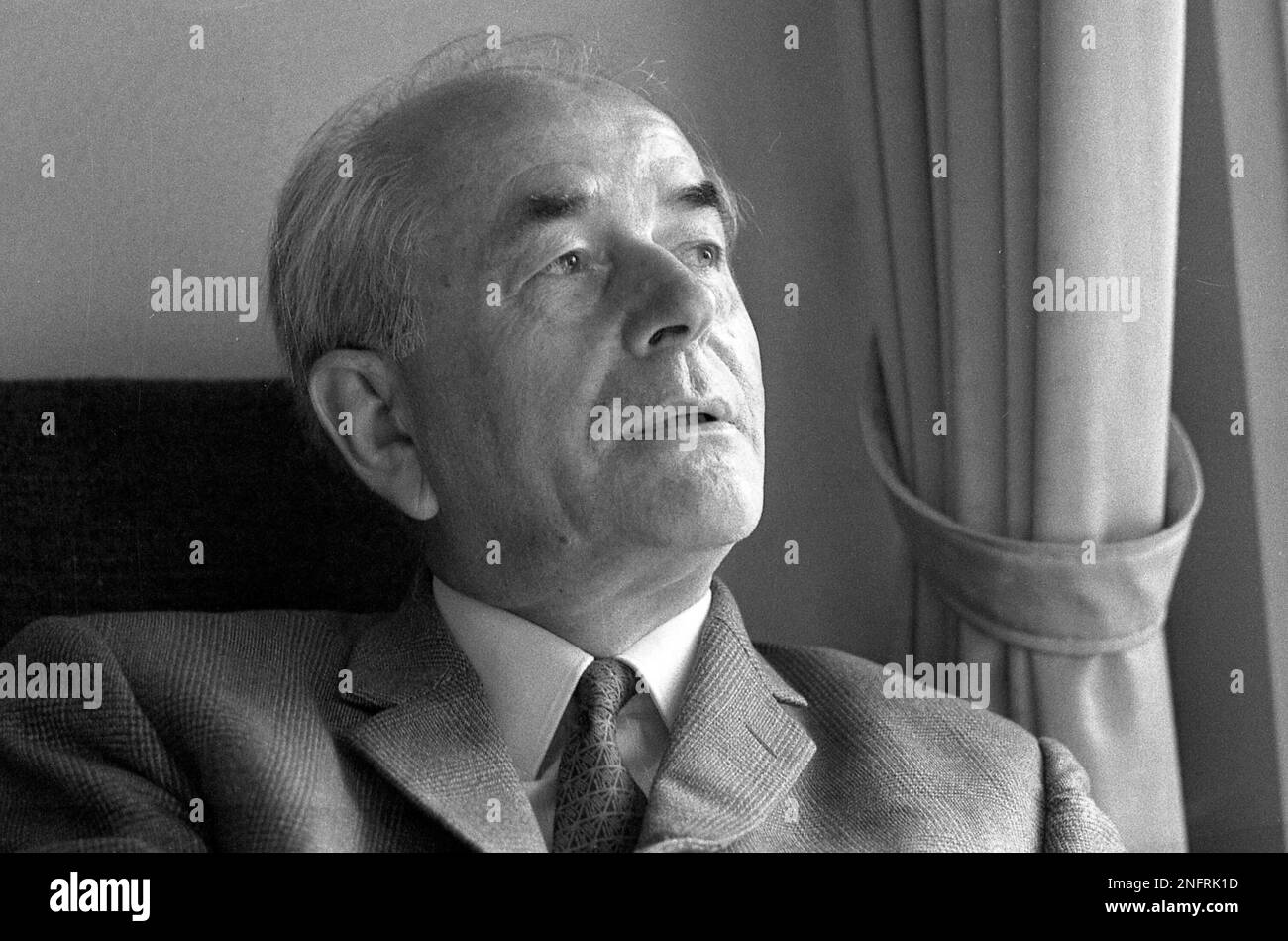 Portrait of Albert Speer, Hitler's former architect and armament ...
