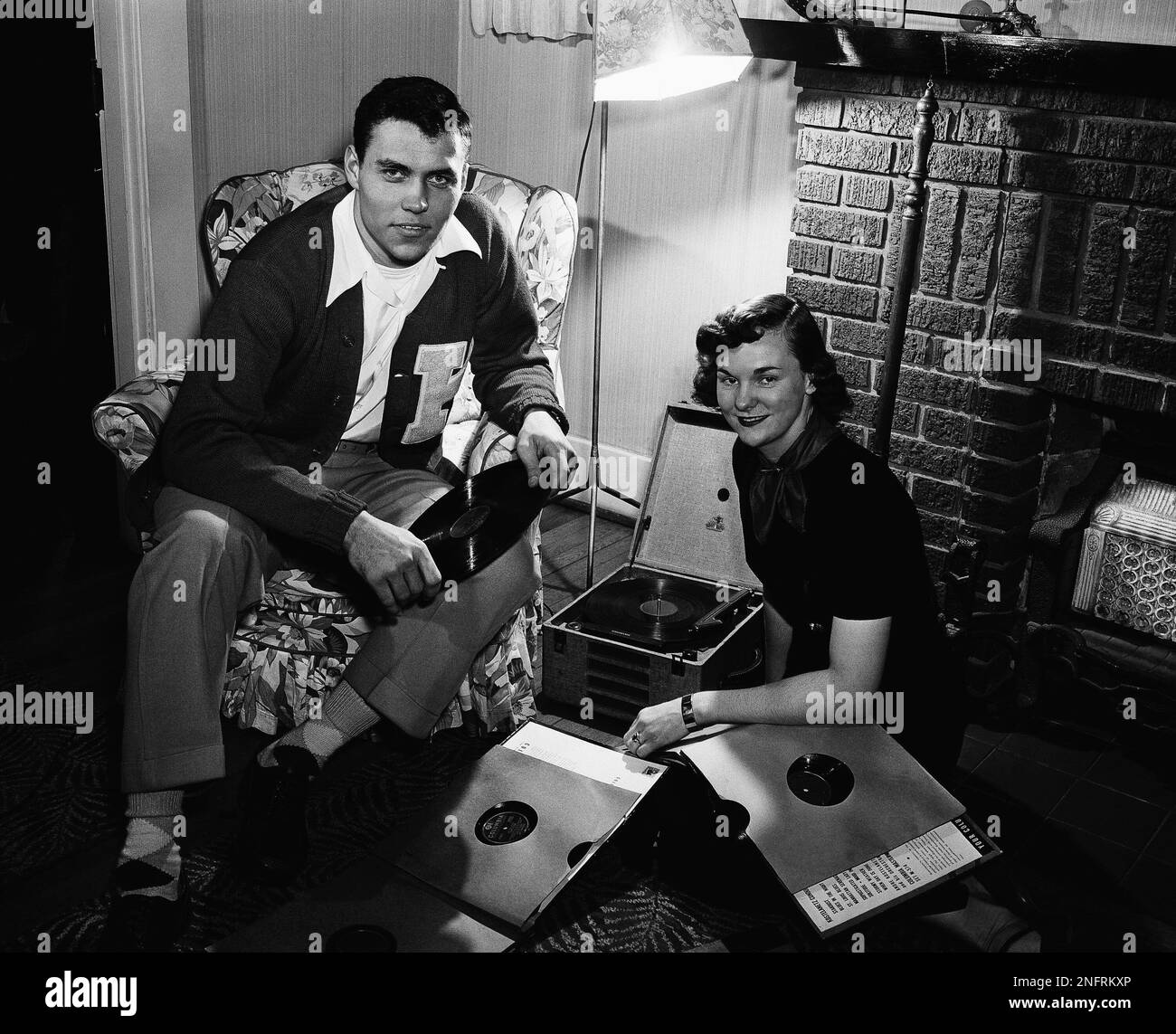 Basketball player Cliff Hagan, University of Kentucky, is shown with ...