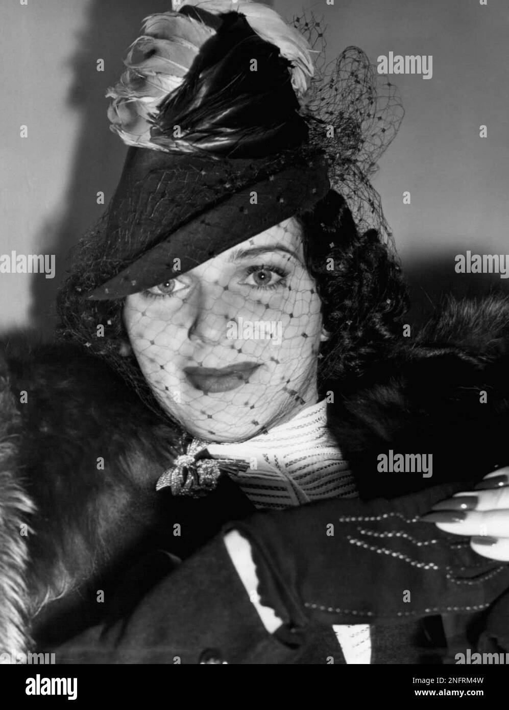 Maryon Curtis, black haired screen actress shown Nov. 3, 1939. (AP ...