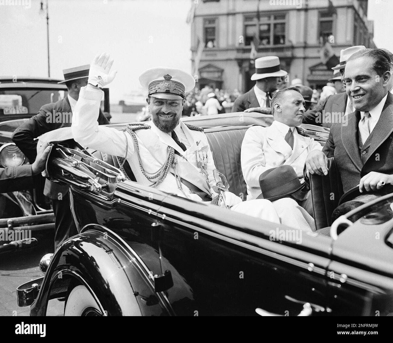 Italian aviator and fascist paramilitary leader Italo Balbo is shown ...