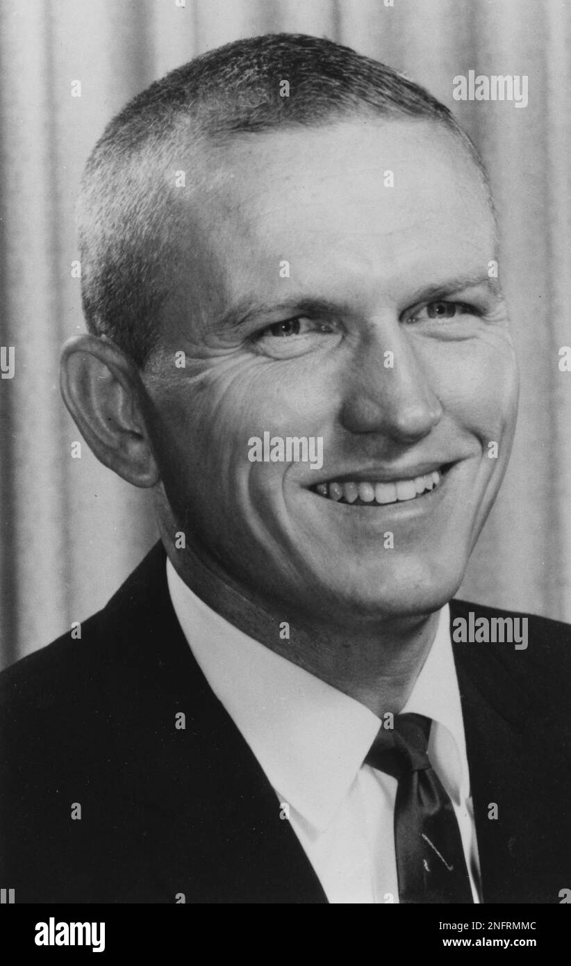 Late 1960ies portrait of U.S. Col. Frank Borman, commander of the Apollo 8 flight. (AP Photo ...