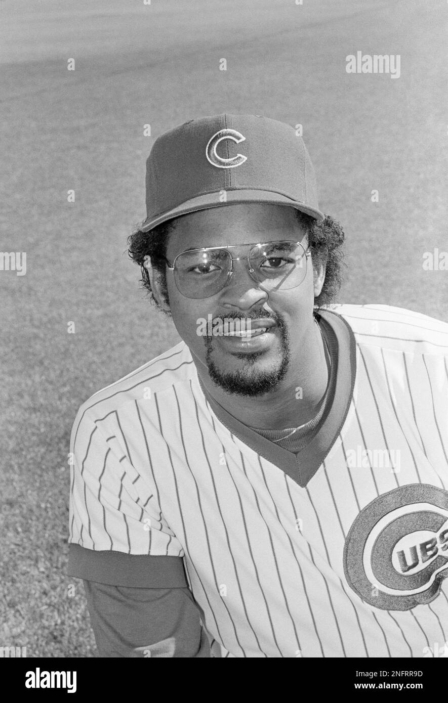 Chicago Cubs' Leon Durham (10) outfielder, shown Feb. 28, 1983. (AP ...