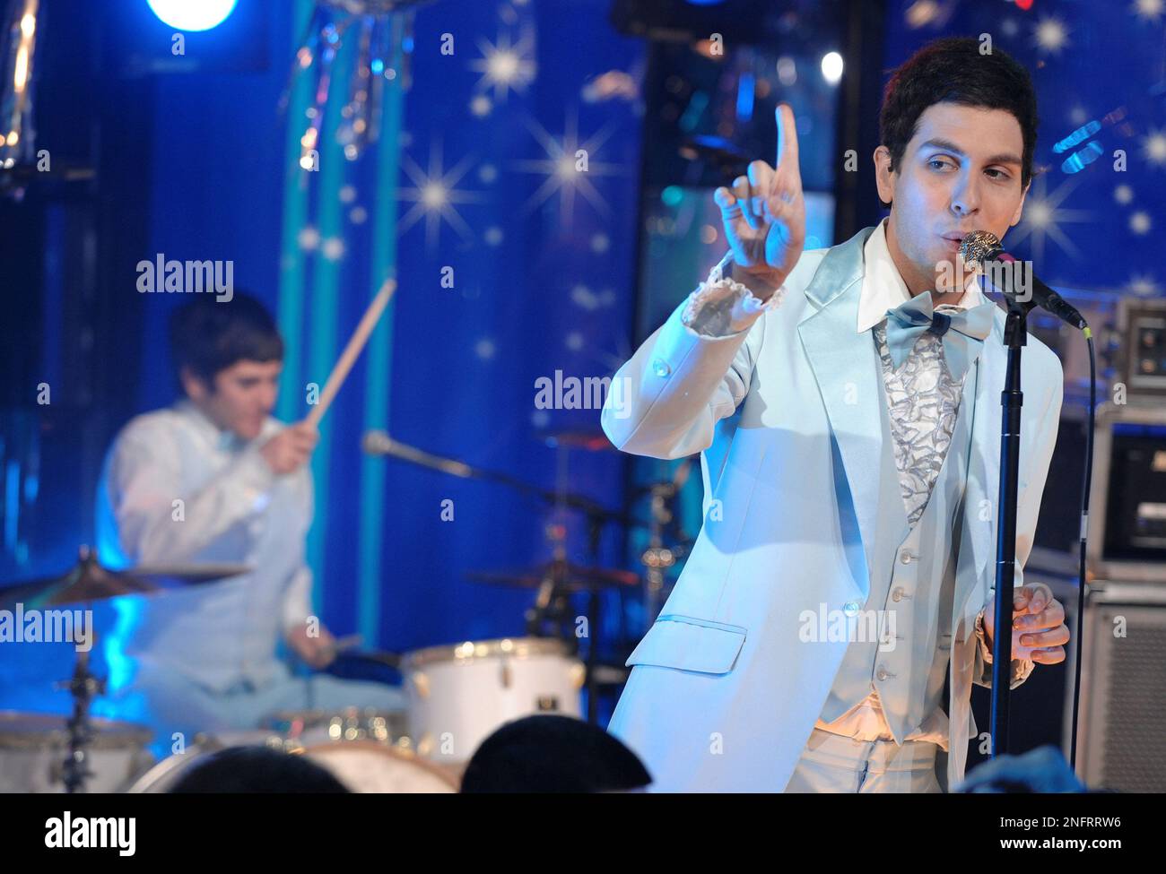 Singer Gabe Saporta of the music group Cobra Starship performs at MTV ...