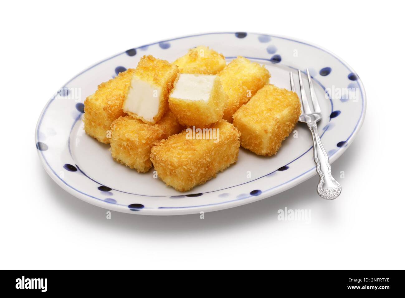crispy fried milk, Chinese dessert Stock Photo - Alamy