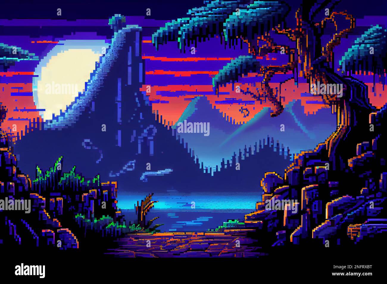 16 Bit Landscape