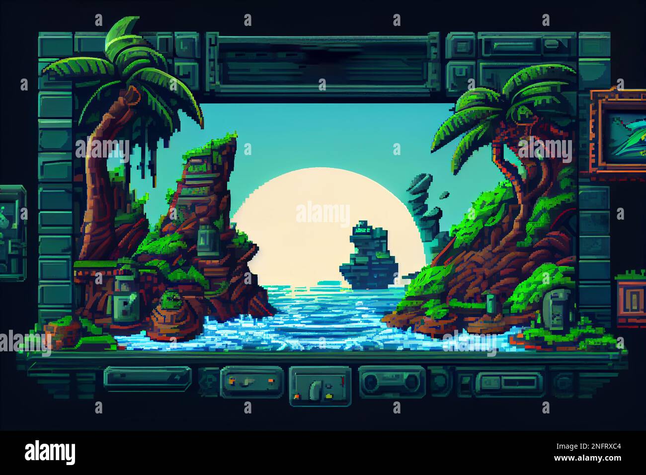 Pixel game location hi-res stock photography and images - Alamy