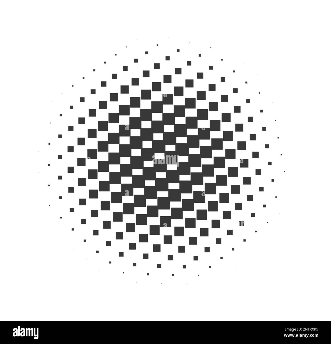 Circle halftone set. Modern dotted circles halftones. Black dotwork ...