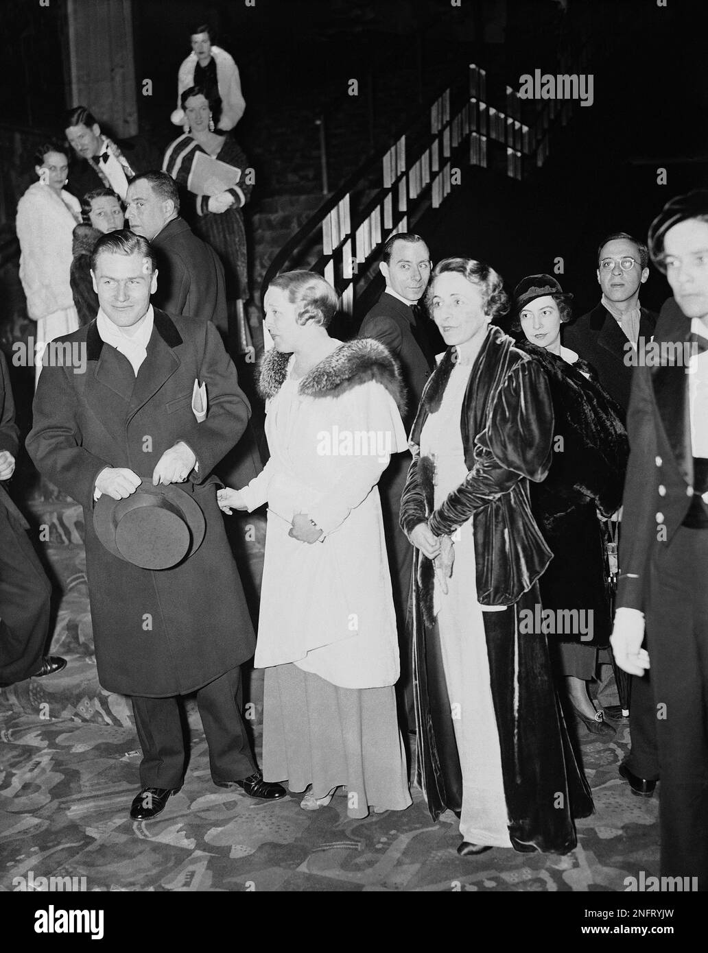 From left to right: Nelson Rockefeller, son of John D. Rockefeller, Jr ...