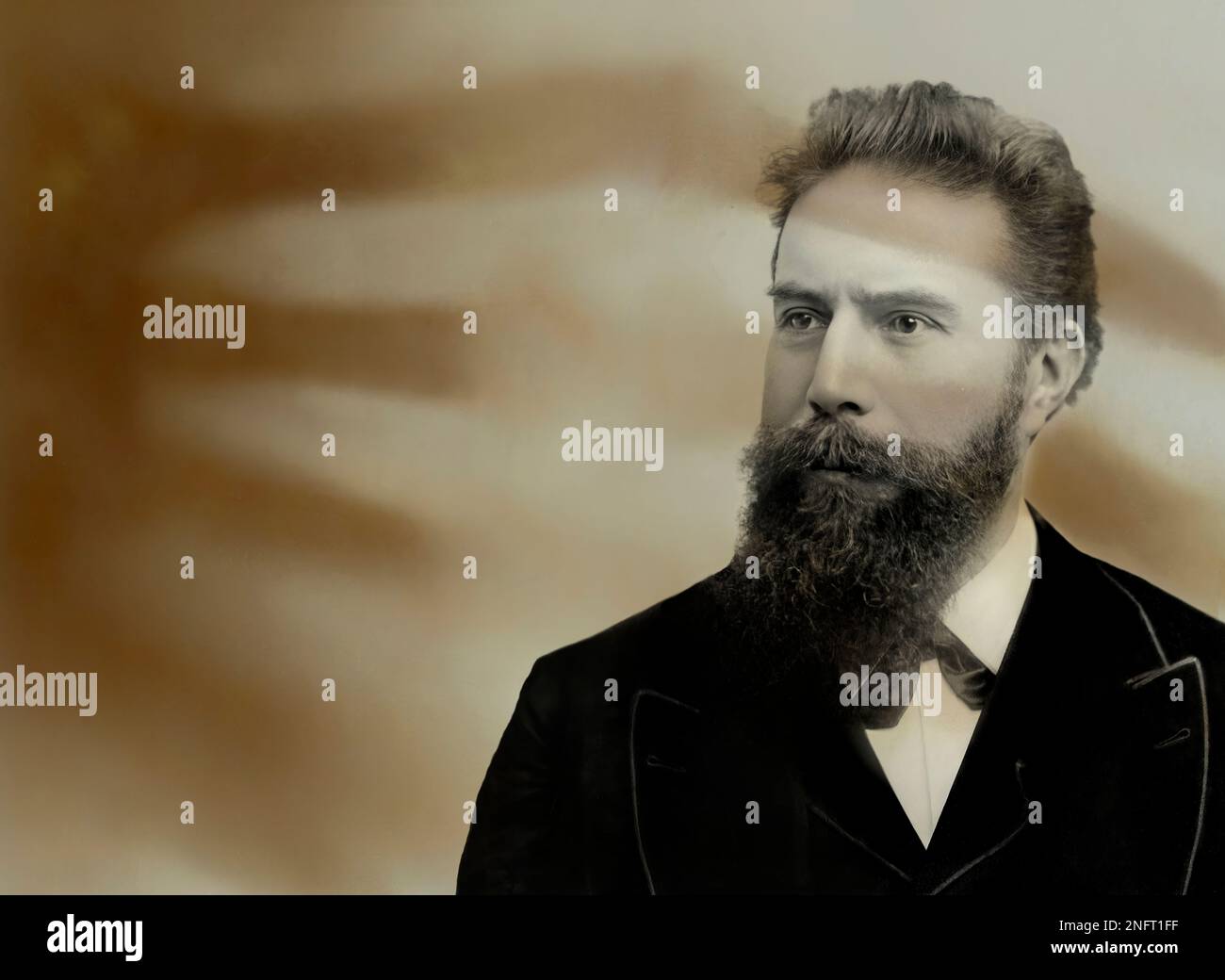 Wilhelm Conrad Röntgen; 1845 – 1923; German mechanical engineer and ...