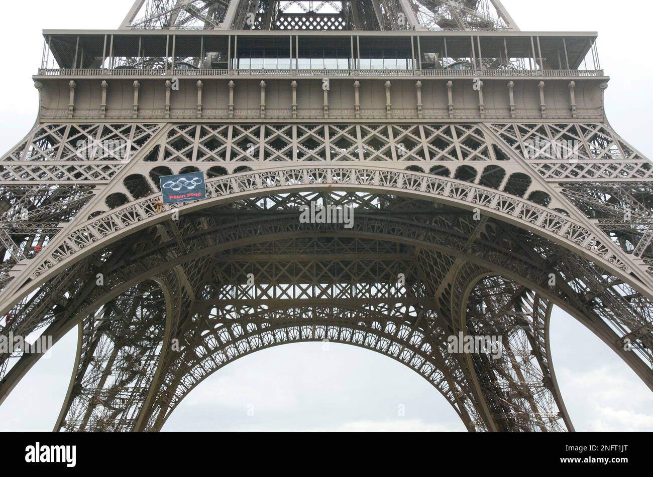 Activists from French media watchdog Reporters Without Borders unfurl ...