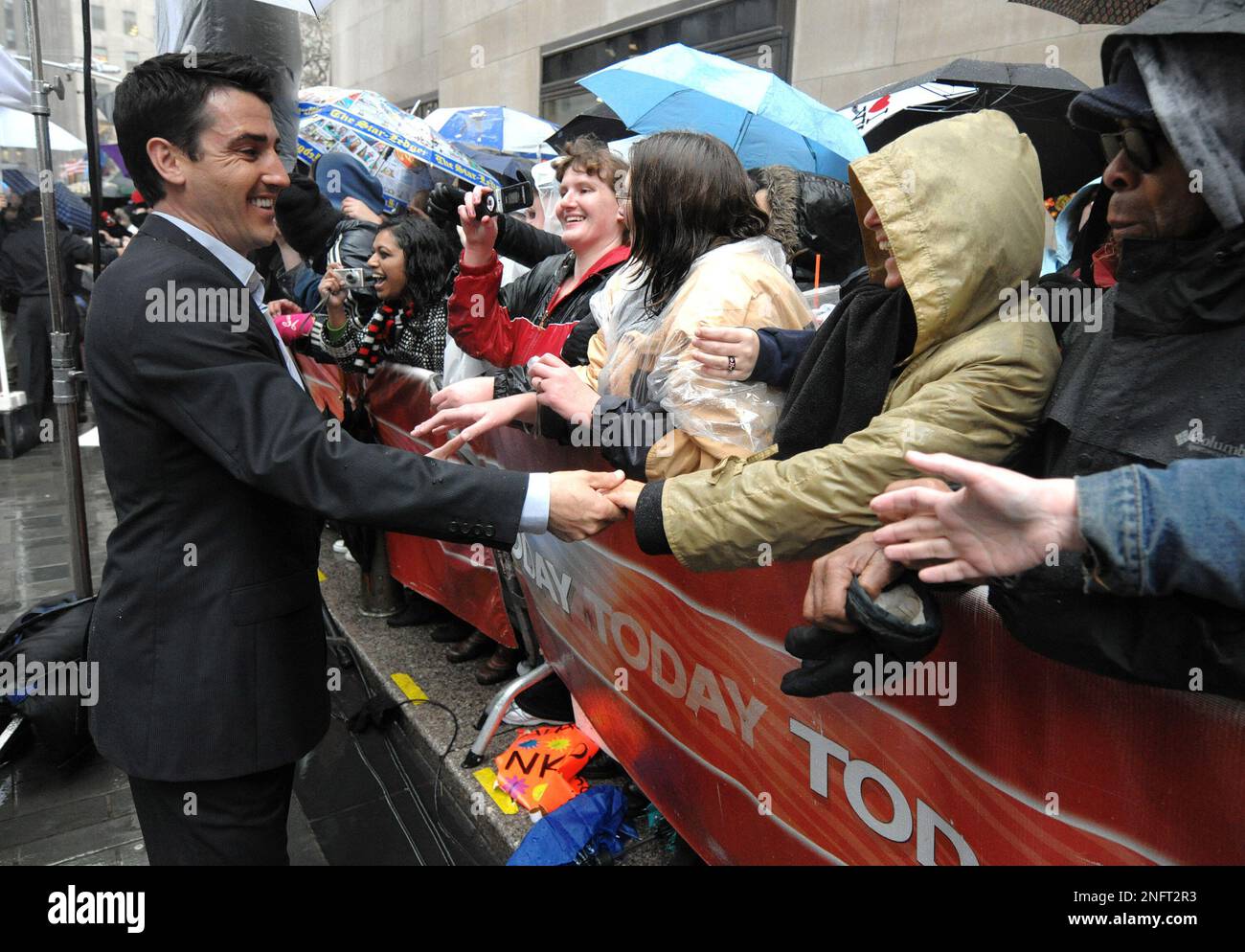 Singer Jon Knight, from the music group New Kids on the Block makes an ...