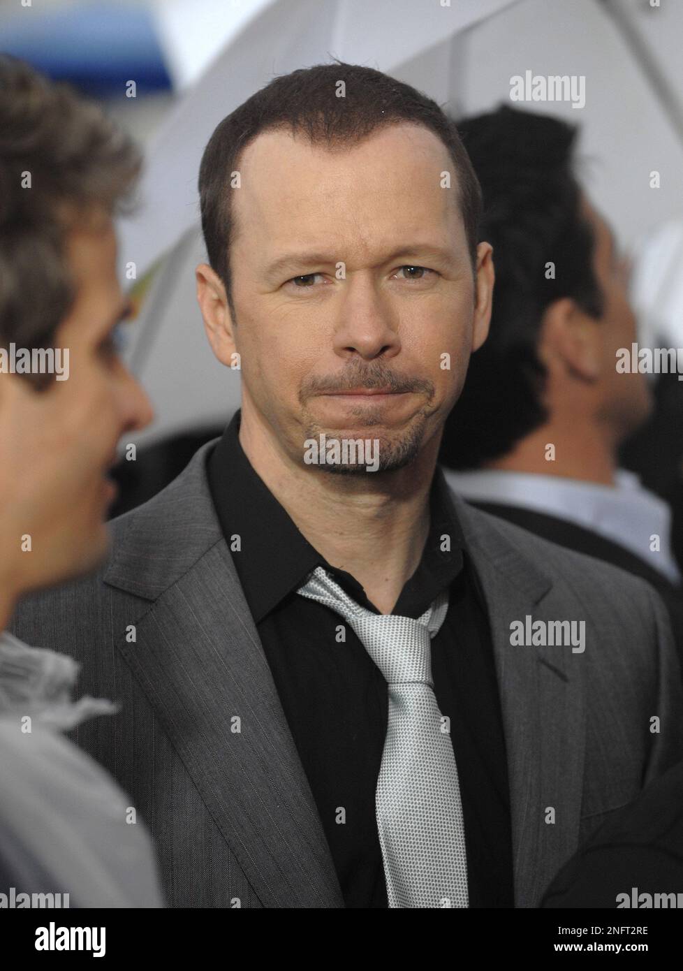 Singer Donnie Wahlberg, from the music group New Kids on the Block ...
