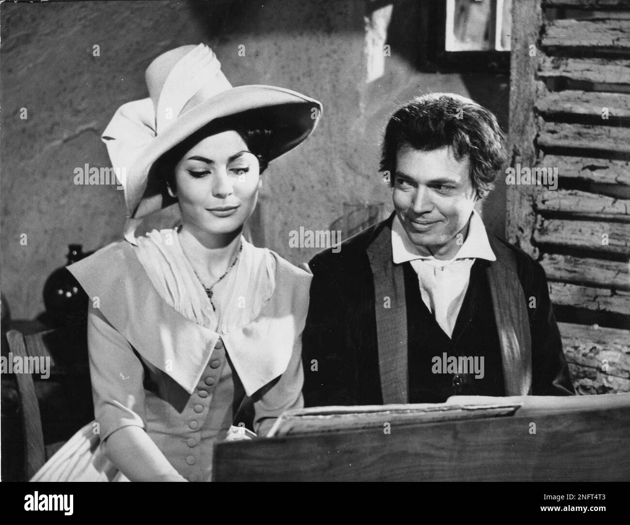West German actor Karlheinz Boehm, in the role of Bethoven, is pictured ...
