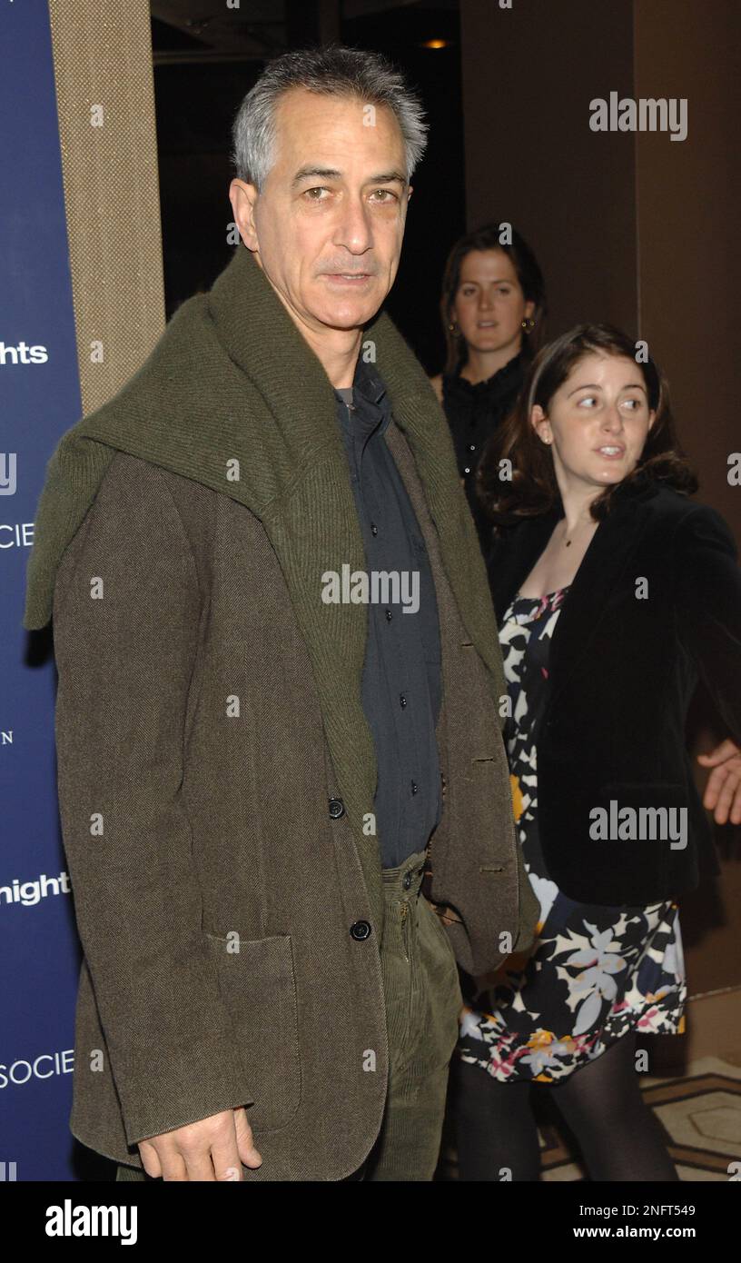 Actor David Strathaim attends a Cinema Society screening of "My ...