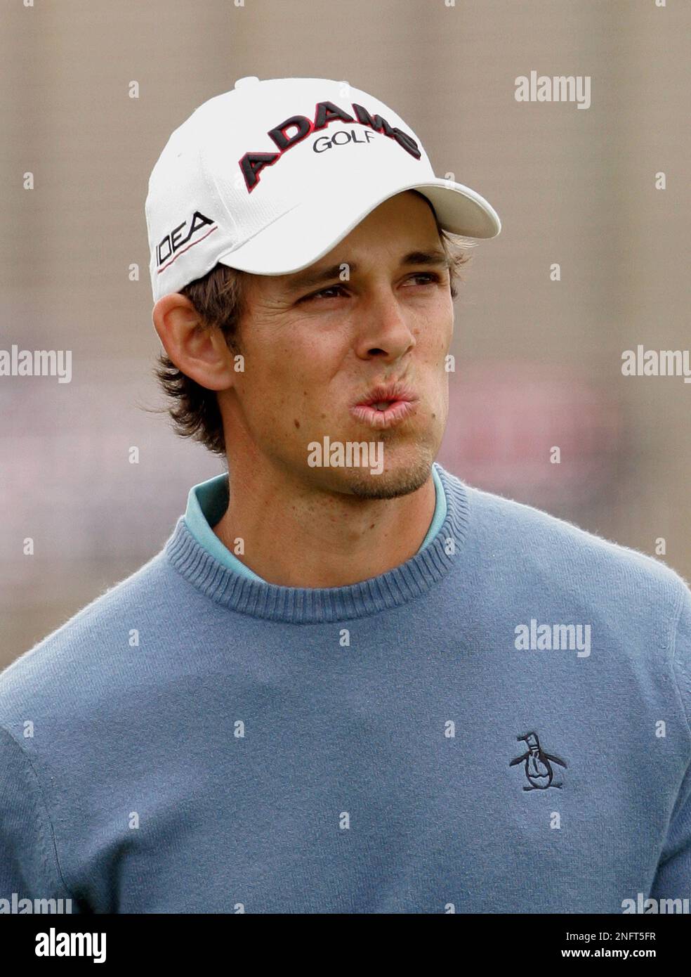 Aaron Baddeley, of Australia, during the third round of the Accenture ...