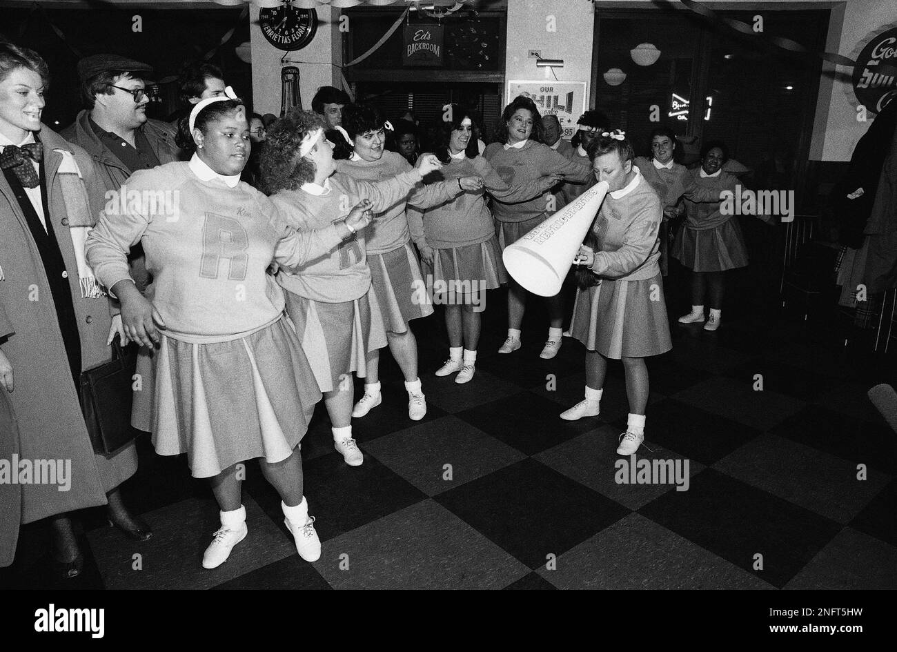 A new Chicago area cheerleading group called 'Ed's Refrigerates ...