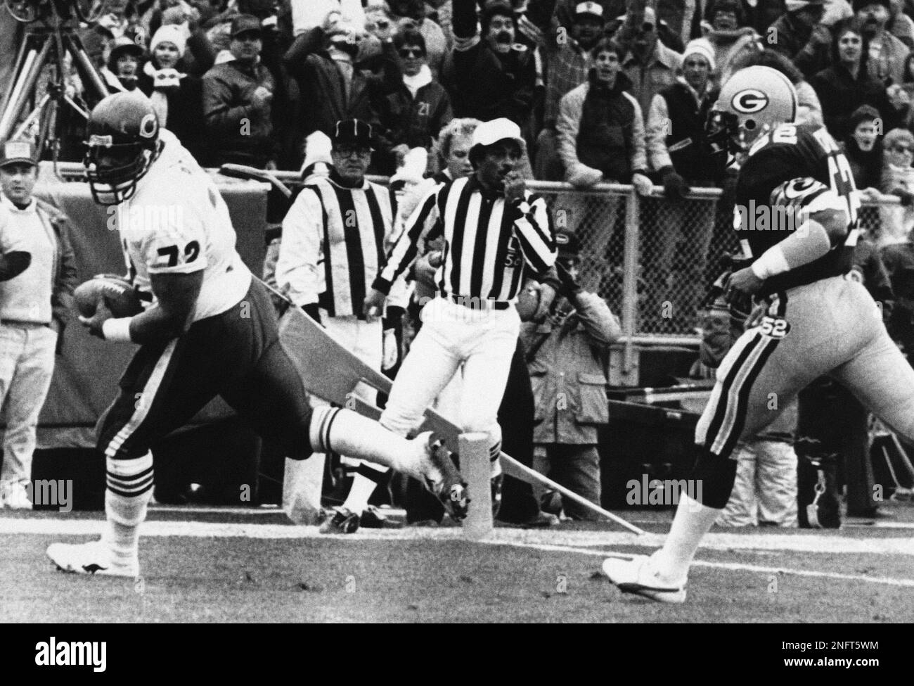 Chicago's William "The Refrigerator" Perry goes into the zone ahead of ...