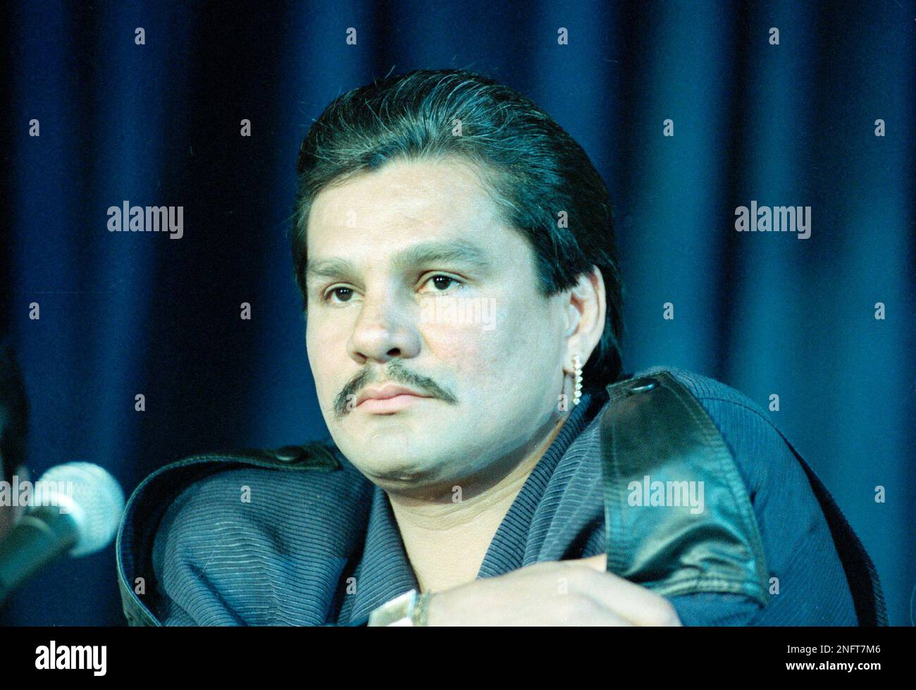 Boxer Roberto Duran is shown, 1989. (AP Photo Stock Photo - Alamy