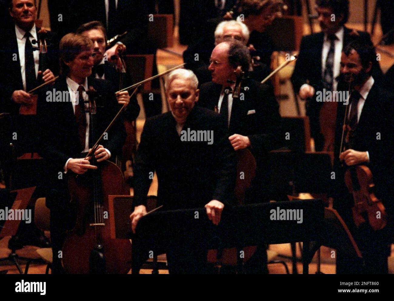 Famous conductor Herbert von Karajan appears for the first time since ...